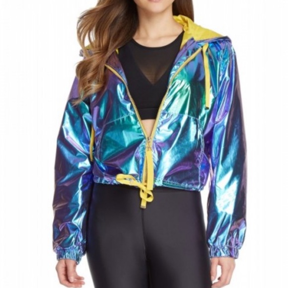 Anthropologie | Jackets & Coats | Hp Nwt Mermaid Iridescent Windbreaker | Poshmark